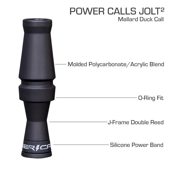 Power Calls Jolt2 Duck Call - Canadian Waterfowl Supplies