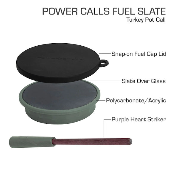 Power Calls Fuel Slate Pot Turkey Call - Canadian Waterfowl Supplies
